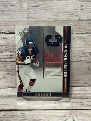 2008 Absolute Memorabilia Rookie Premiere Materials AFC/NFC #255 Earl ...