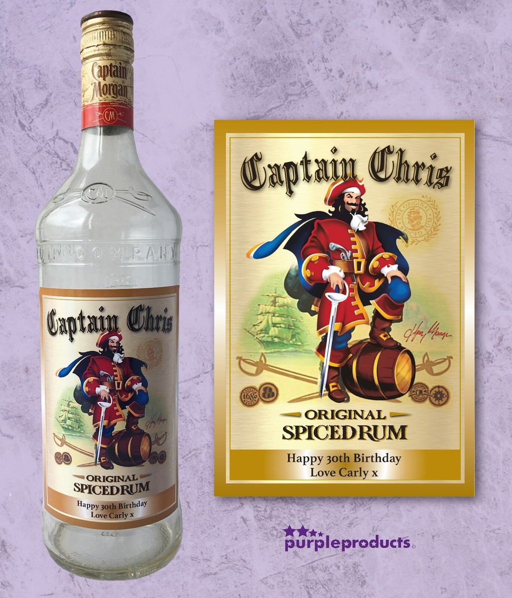 Captain Morgan Bottle Label