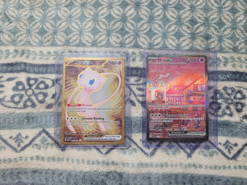 NEAR MINT GOLD MER + Mew Ex SVP 053 Pokémon TCG Scarlet & Violet: 151 ...