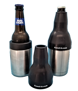 Long Neck Bottle ADAPTER ONLY, fits Yeti style stainless can cooler ...