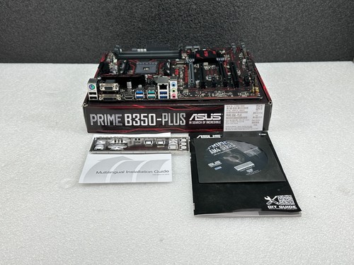 ASUS PRIME B350-PLUS AM4 DDR4 for AMD Ryzen/Athlon/A-series FREE ...