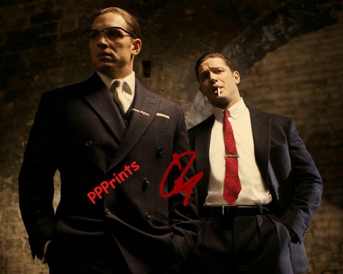 TOM HARDY LEGEND KRAYS SIGNED AUTOGRAPHED 10" X 8" REPRODUCTION PHOTO ...