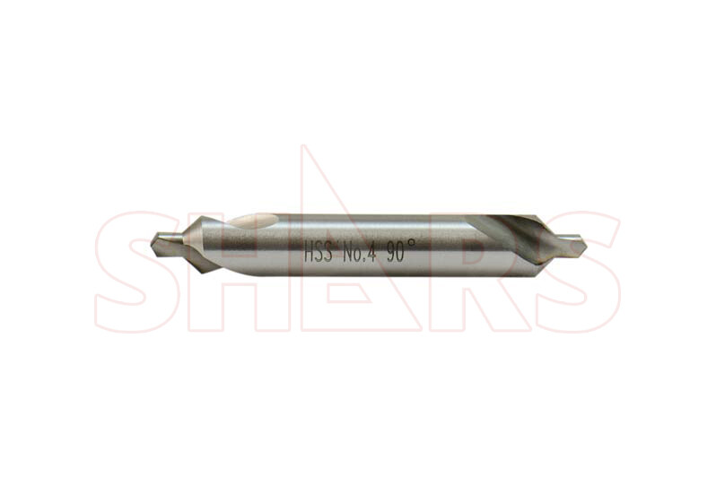 Combined Drill And Countersink Shars #2 X 5 Inch HSS 60° Combined Drill ...
