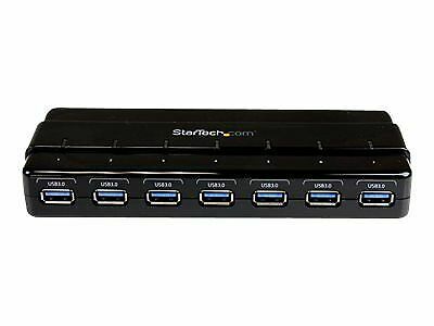 StarTech ST7300USB3B 7 Port SuperSpeed USB 3.0 Hub W/ Adapter for sale ...