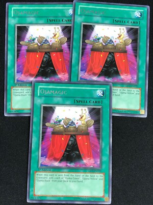 YUGIOH OJAMAGIC DP2-EN020 1ST RARE X3 (NM) | eBay