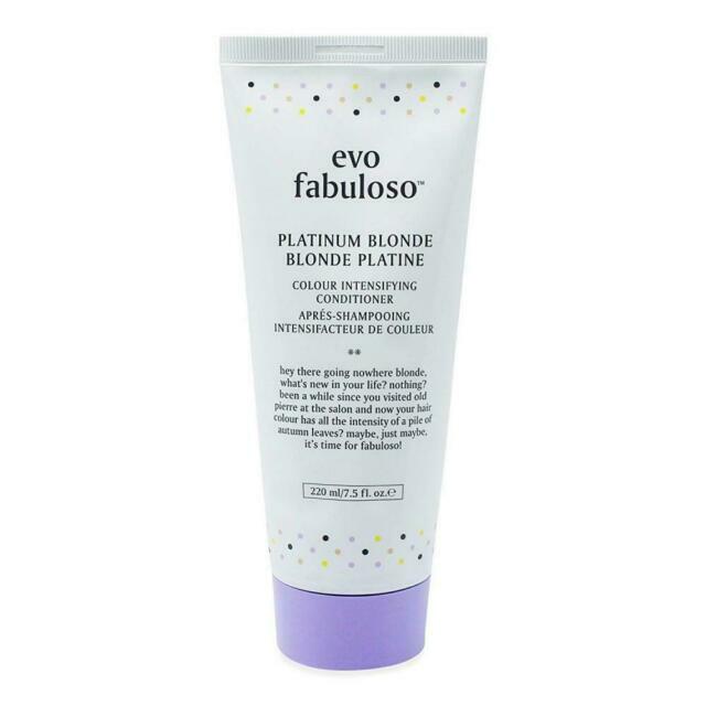 EVO Fabuloso Colour Intensifying Conditioner Platinum Blonde 220ml for ...