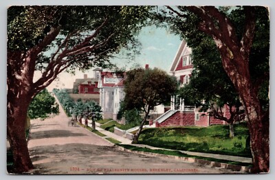 Postcard - Fraternity Houses - Berkeley, California - ca. 1912 ...