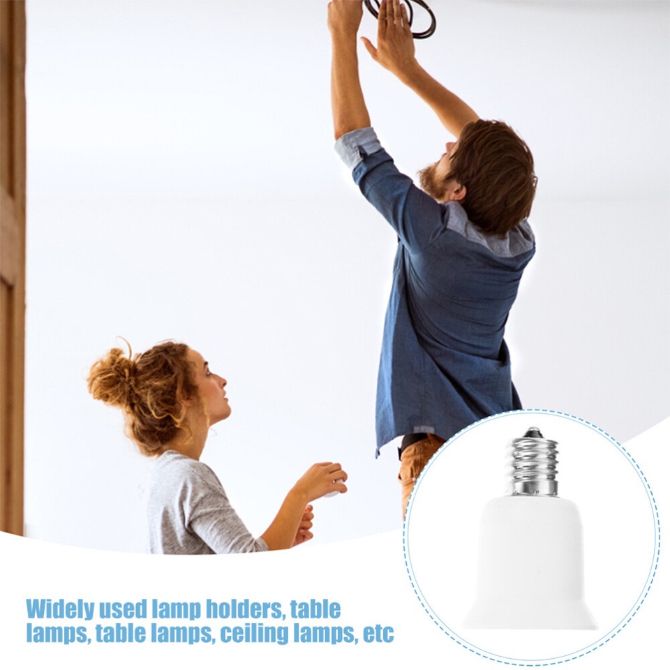 4pcs Lamp Socket Adapters E17 Base To E26/E27 Holder Light Bulb Converters 12626123193| eBay