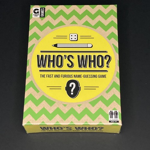 Hacche Ginger Fox Card Game Who's Who Fast And Furious Name-Guessing ...