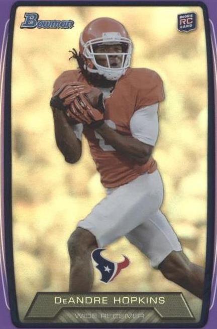 2013 Bowman - DeAndre Hopkins #180 Purple Rainbow Foil (RC) for sale ...