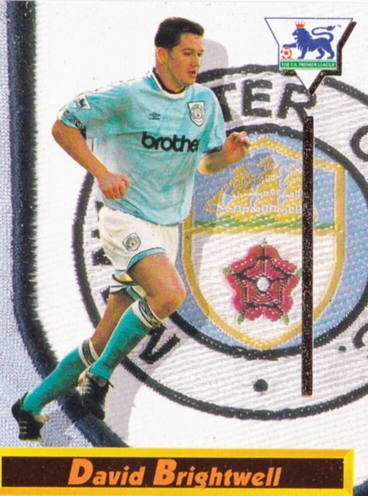 DAVID BRIGHTWELL, MANCHESTER CITY, RARE 1994 MERLIN LIMITED EDITION ...