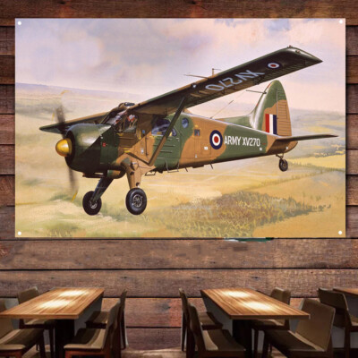 DHC-2 Beaver Fighter Poster Wall Chart Military Art Banner Wall Hanging ...