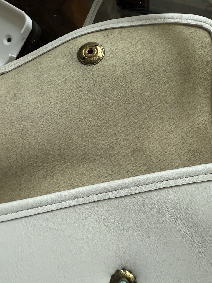 COACH Vintage 9892 WHITE CROSSBODY BAG PURSE | eBay