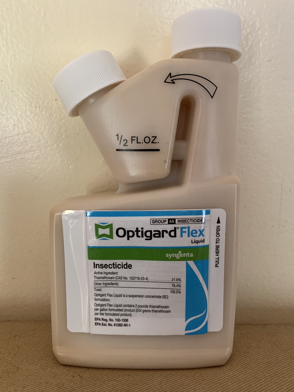 Optigard Flex Syngenta 1-8oz Container Cockroaches Silverfish Pill Bugs ...