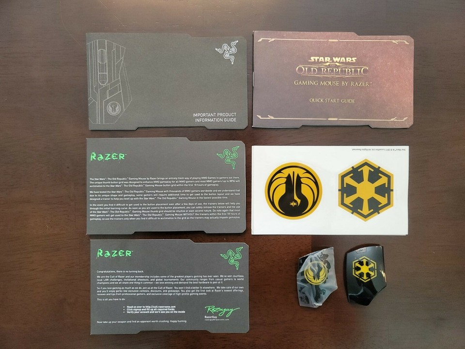 Razer Star Wars SWTOR Naga Gaming Mouse | 17 Buttons | Wireless & Wired