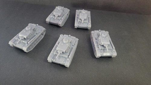 HO Scale German Panzer III J Tank Platoon X5 Lot 1/87th Resin | eBay