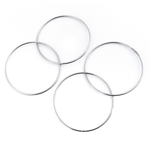 4pcs Magic Toy Metal Rings Linking Iron Hoops for Fun Magic Trick ...