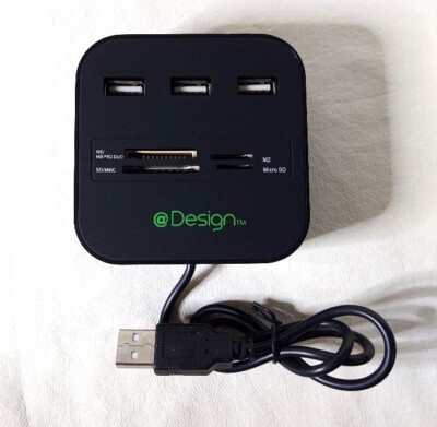 Design All In One Multi Card Reader with 3 USB Ports Brand New | eBay