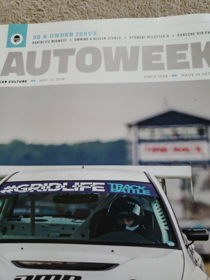 AUTOWEEK Auto Week Cars MAGAZINE August 13 2018 30 And Under | eBay