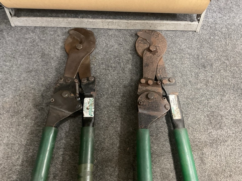 Lot of 2 Greenlee 756 Ratchet Cable Cutters | eBay