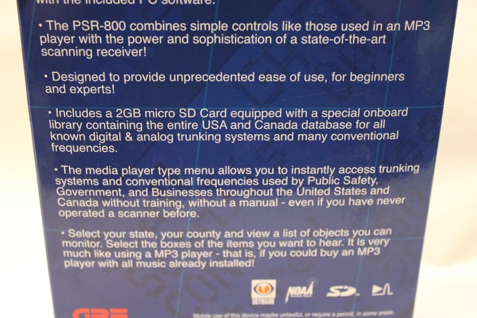 GRECOM PSR-800 Digital Trunking Portable Scanner Works | eBay