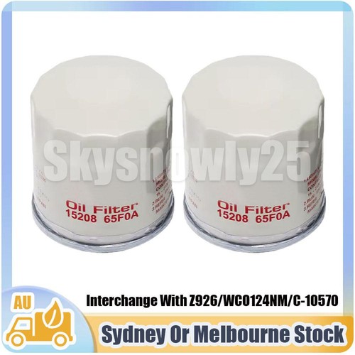 2X EMO Oil Filter For Ryco Z926 Wesfil WCO124NM Sakura C-10570 15208 ...