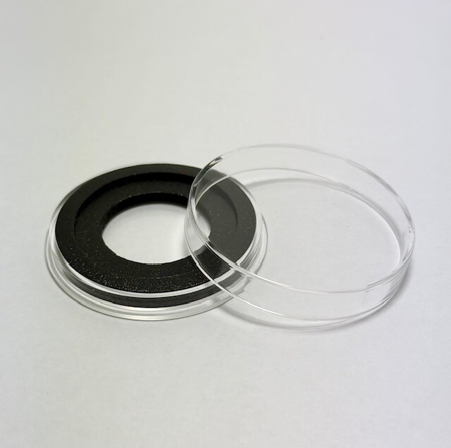 AirTite DoubleRing Coin Capsule for 2 oz HighRelief-X6D39mm + 27mm ...