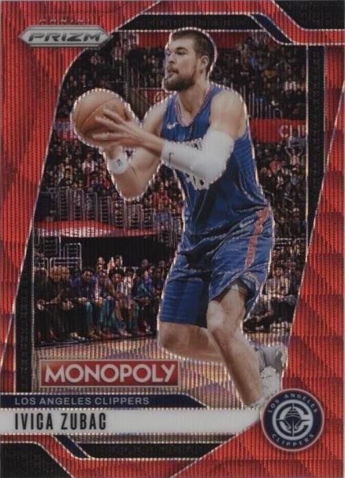 2024-25 Panini Prizm Monopoly - Ivica Zubac #21 Ruby Wave Prizm for sale online | eBay
