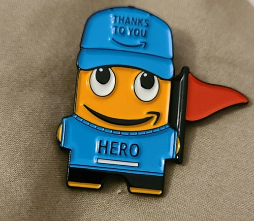 Amazon Hero with Flag Peccy Pin New | eBay