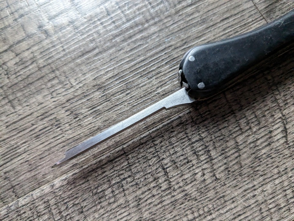 Vintage SARCO TRI EDGE Folding Pocket Knife Scissors | eBay