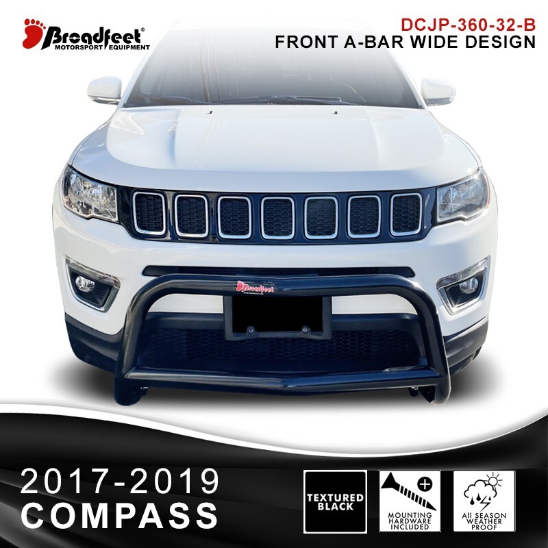 Front Black Bull Bar Grille Bumper Guard 2.5" A-Bar fits Jeep Compass ...