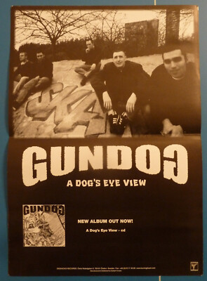 Gundog - Original promo new album poster - 2000 | eBay