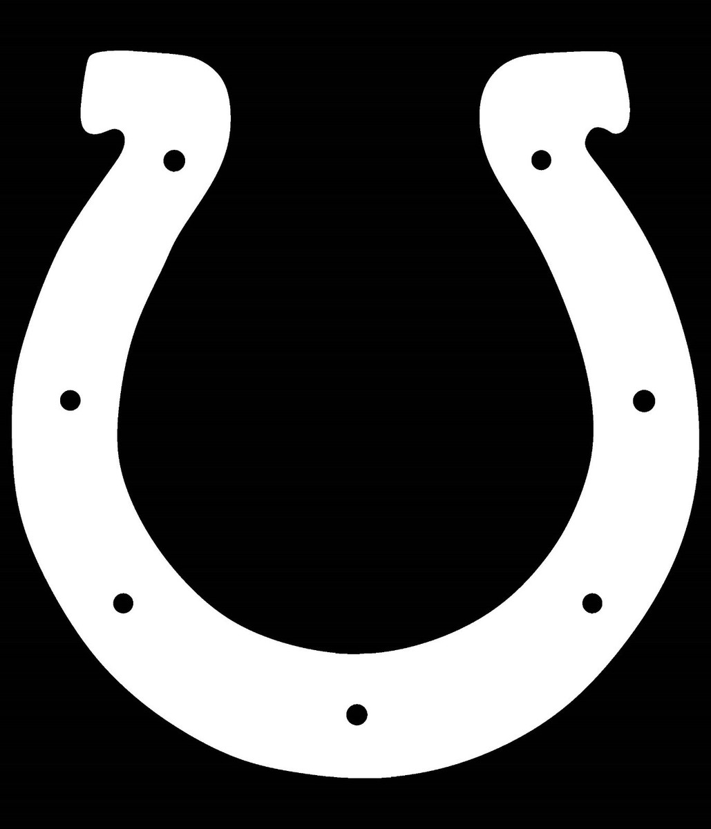 White Colts Logo INDIANAPOLIS COLTS SPIRIT RUG | Royal Billiard