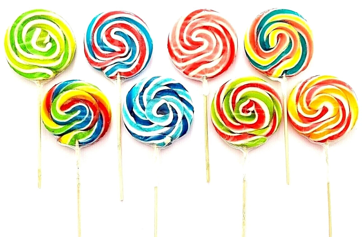 Rainbow Lollipops Clipart
