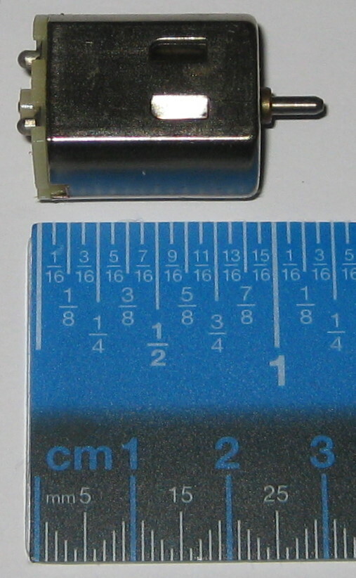 Slot Car Motor - Mabuchi FM-13 Motor - 1.5 VDC - Hobby Mini Motor - 8 ...