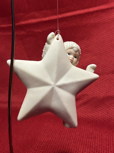 DEPT 56 SNOWBABIES "STAR BRIGHT" BISQUE HOLIDAY CHRISTMAS TREE ORNAMENT ...