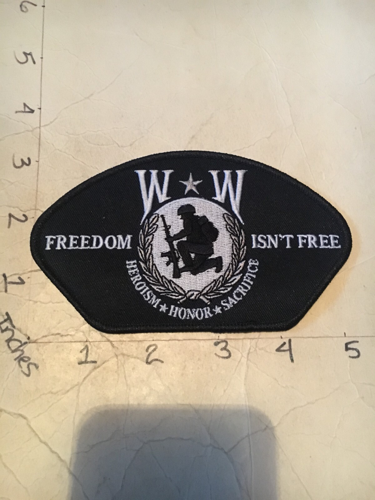 US Military Wounded Warrior hat Patch 7/4/24 modern * | eBay