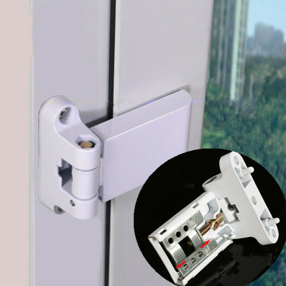 Pvc Door Hinges White Adjustable 0° Door Butt Hinge 2D 115mm