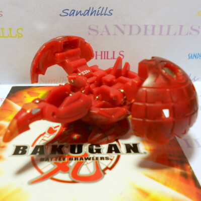 Bakugan Wired Red Pyrus Battle Damage B3 530G | eBay