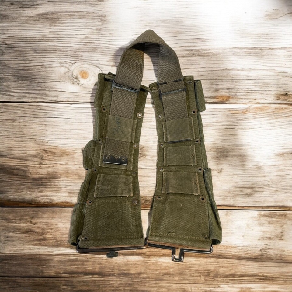 Original US ARMY WW2 M1923 Cartridge Web Belt Ammo Pouch Belt | eBay