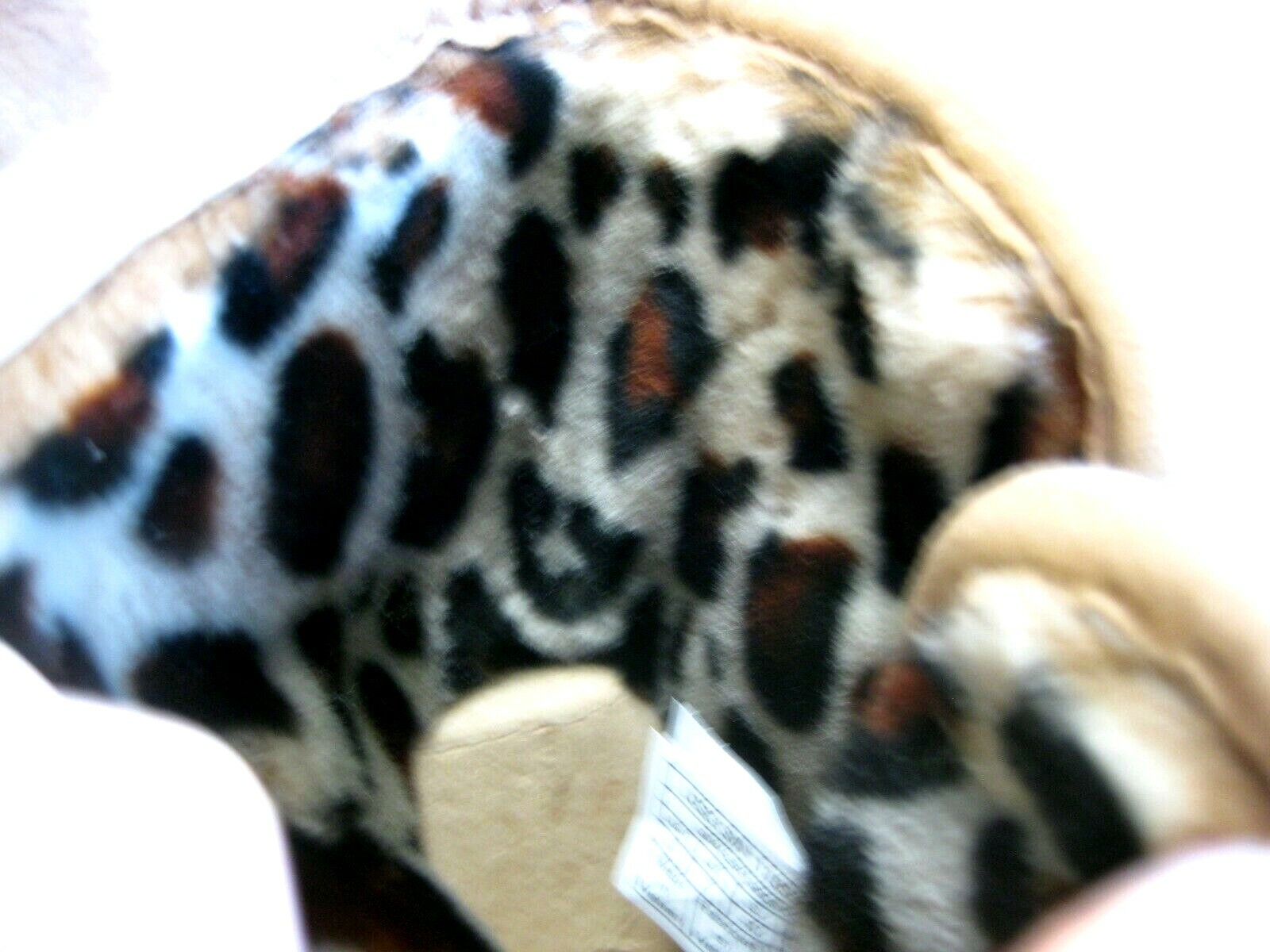 UGG CLASSIC MINI LEOPARD LINED BOW WOMEN BOOTS SUEDE AMPHORA US 9 /UK 7 ...