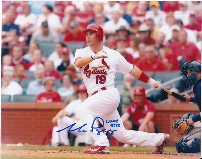MATT PAGNOZZI ST. LOUIS CARDINALS ACTION SIGNED 8x10 | eBay