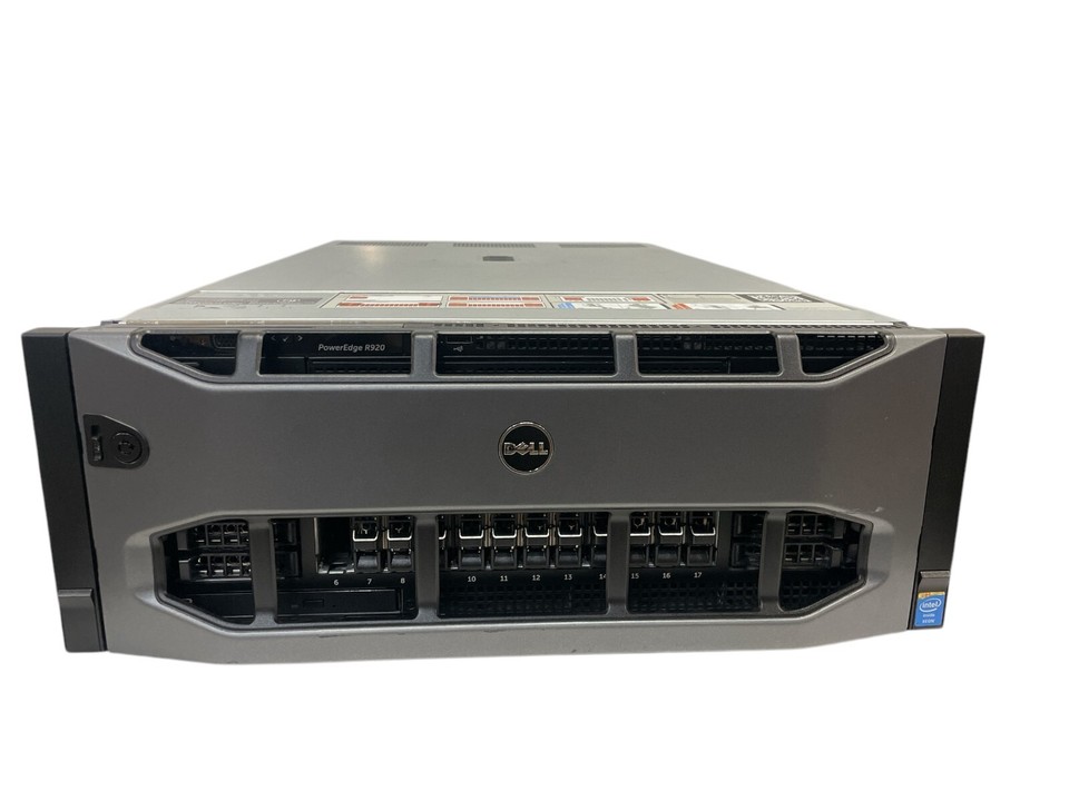 Dell PowerEdge R920 24 SFF 4x E7-8891 v2 3.2GHz =40 Cores 1024GB 4.8TB ...