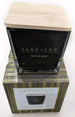 Sand + Fog 57 Oz Feu De Bois Scented Soy Wax Blend Candle | eBay