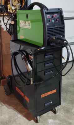 Welding Cart Welder Storage Cabinet 350 LBS Heavy Duty With 360° Swivel ...