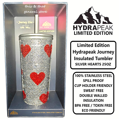 Limited Edition Hydrapeak Journey Insulated Tumbler Rhinestone SILVER ...