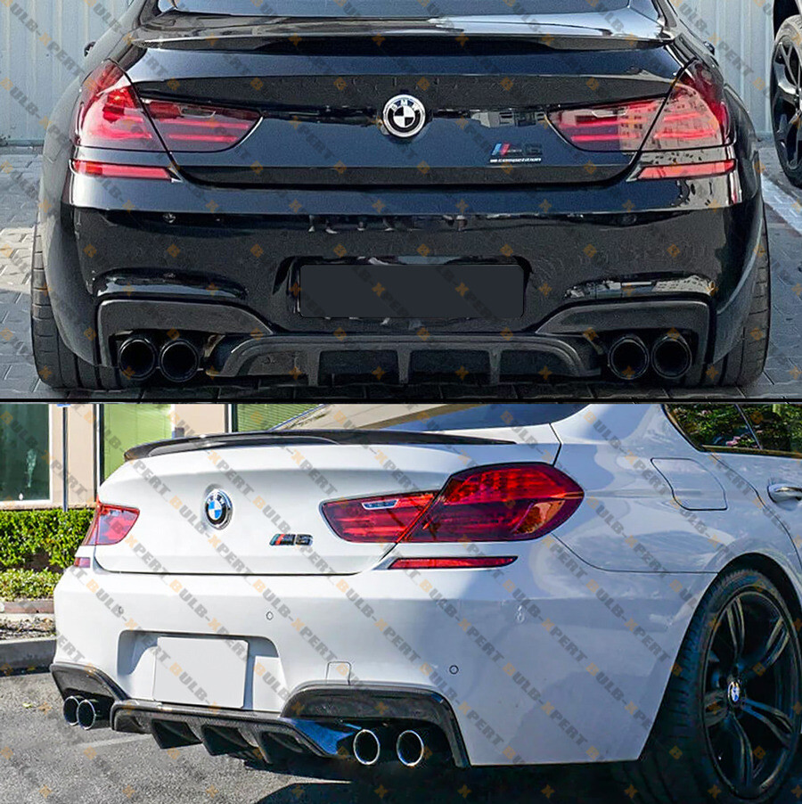 Carbon Fiber Rear Bumper Diffuser For 12-18 BMW F06 F12 F13 M6 640i ...