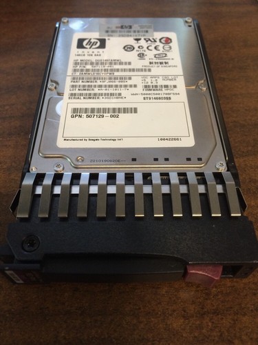 HP DG0146FAMWL 2.5" 146GB ST9146803SS SAS HDD W/tray | eBay