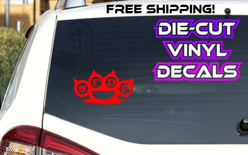 RED 5FDP Vinyl Sticker Decal car truck window fridge laptop gift punch ...