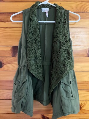Matilda Jane That’s The Ticket Vest Girls 435 Make Believe Green Lace ...